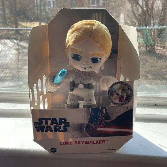 Toys | Star Wars Luke Skywalker Disney Plush Toy Light Up Stick ...